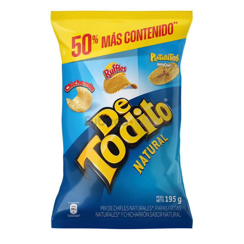 Snack De Todito Natural 195 G Unidad | Fybeca