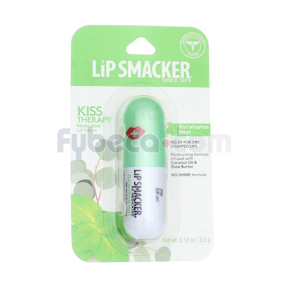 Lip Smacker Kiss Therapy Medicated Lip Balm Eucalyptus Mint | Fybeca