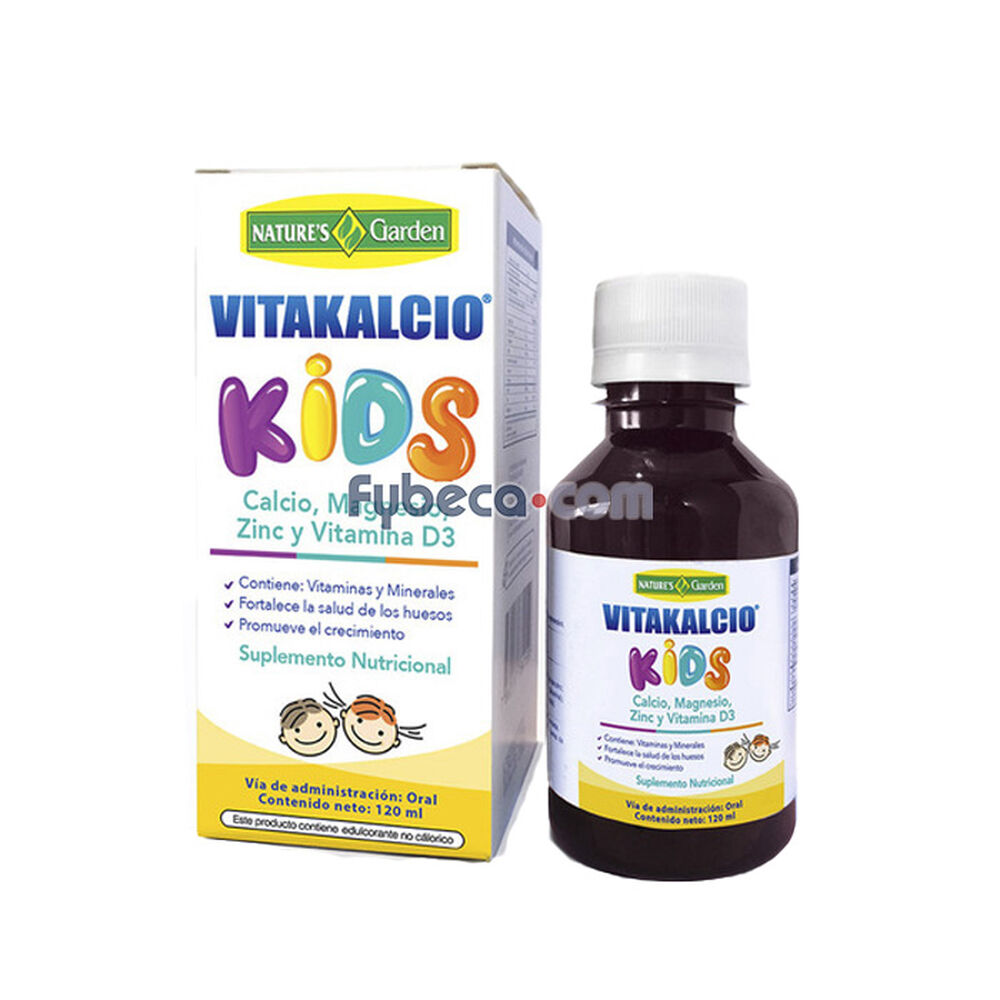 Vitakalcio Kids Solucion F/120Ml | Fybeca