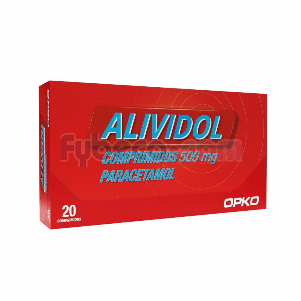 Alividol Comp 500Mg C/20 Suelta | Fybeca
