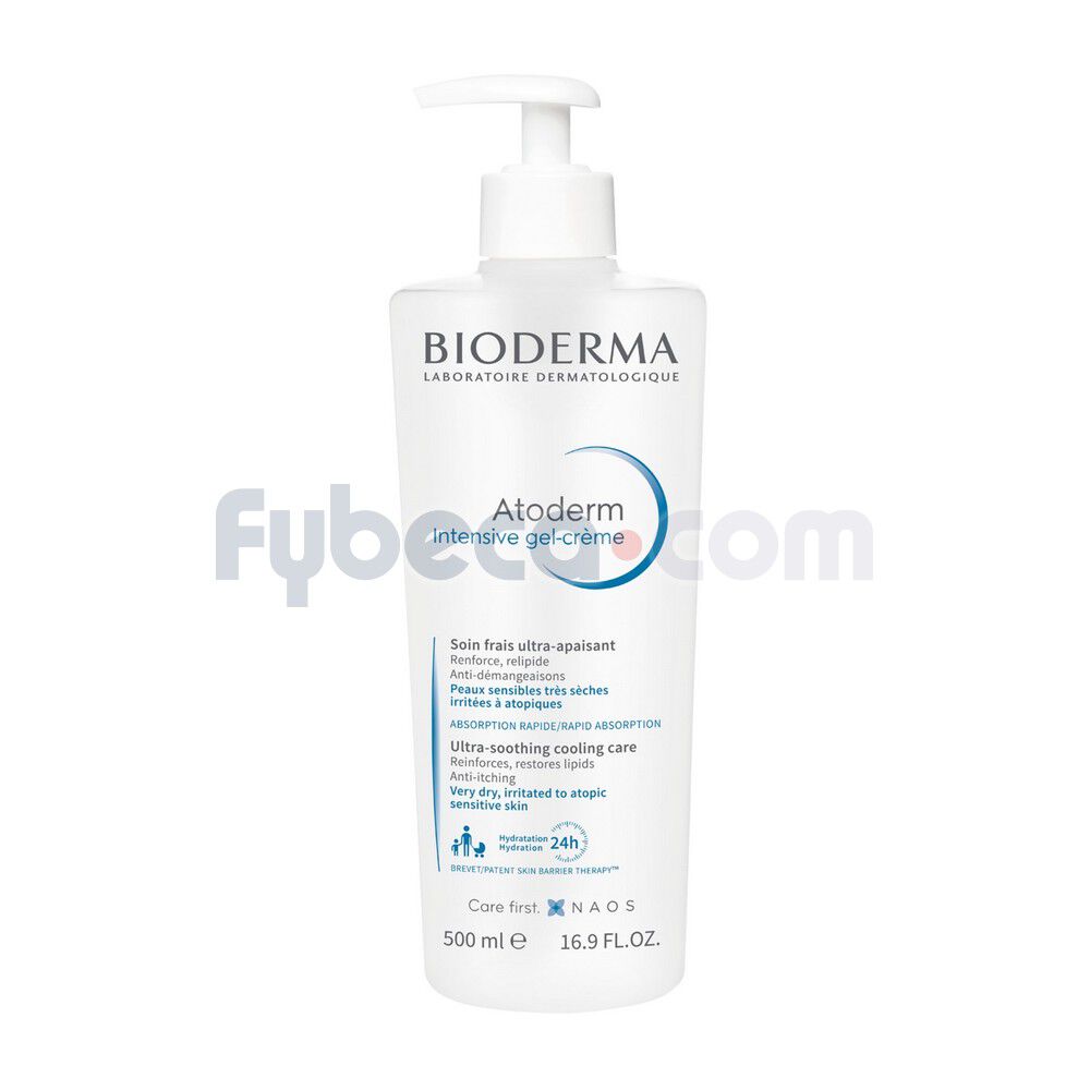 Atoderm Intensive Gel Cream 500 Ml | Fybeca