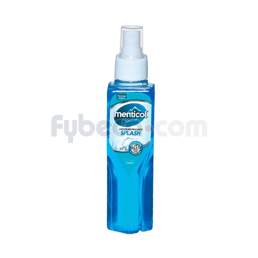 Loción Refrescante Menticol Splash 150 Ml Spray | Fybeca