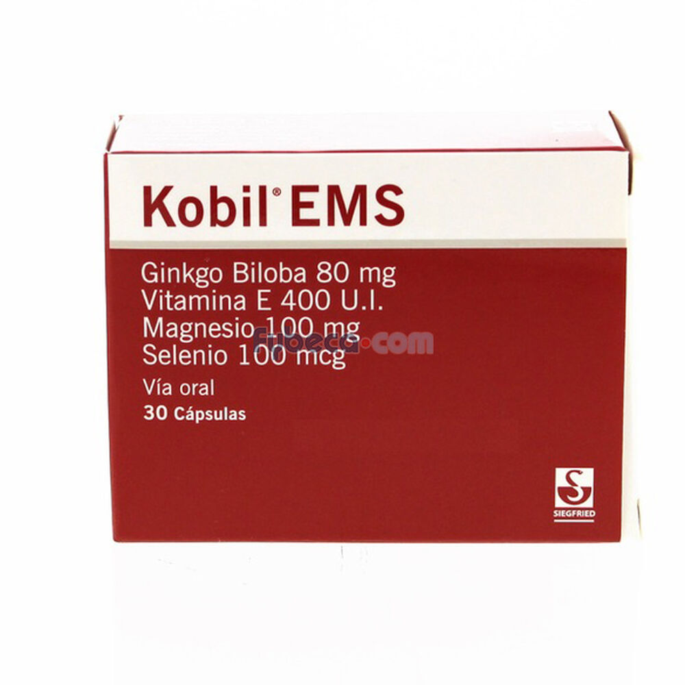 Kobil Ems 80 Mg Unidad | Fybeca