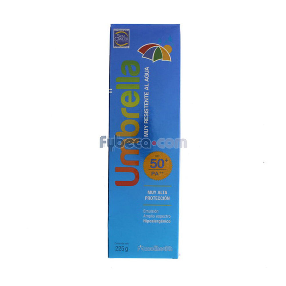 Protector Solar Umbrella Emulsión Fps 50 225 Ml Frasco | Fybeca