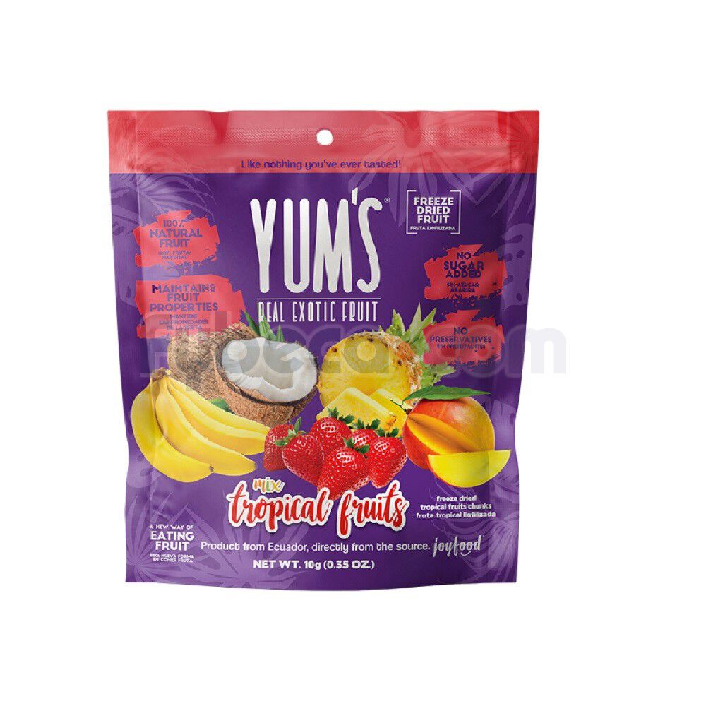 Yums Mix Tropical Liofilizado 10 G | Fybeca