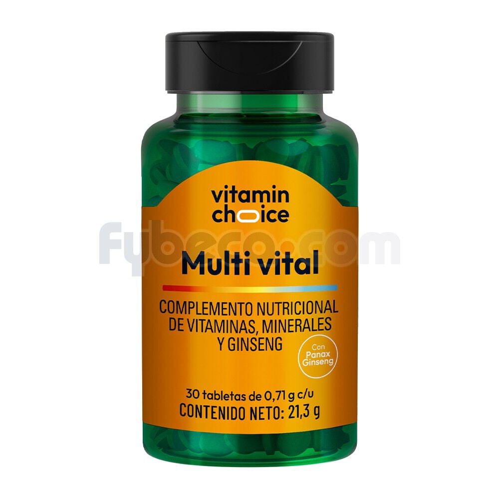 Vit Ch Multi Vital - 30 Tabs | Fybeca