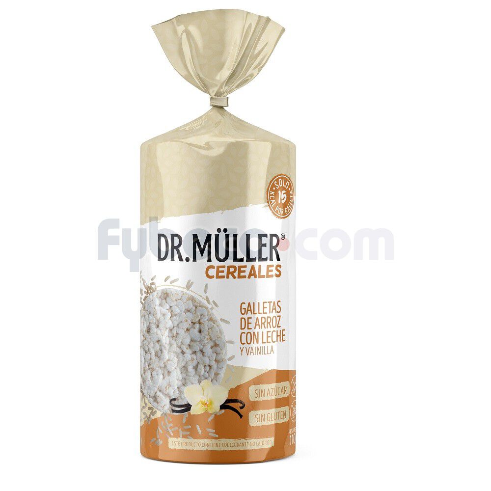 Tortitas Dr Muller Leche Y Vainilla 110 Gr | Fybeca
