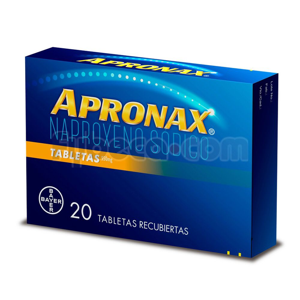 Apronax 550 Mg Unidad | Fybeca