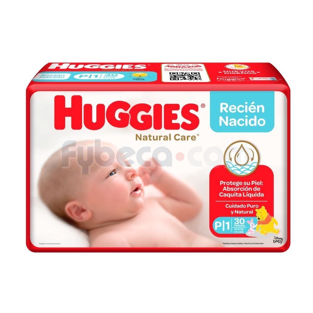 Pañales Huggies Natural Care Bigpack Rn Paquete | Fybeca