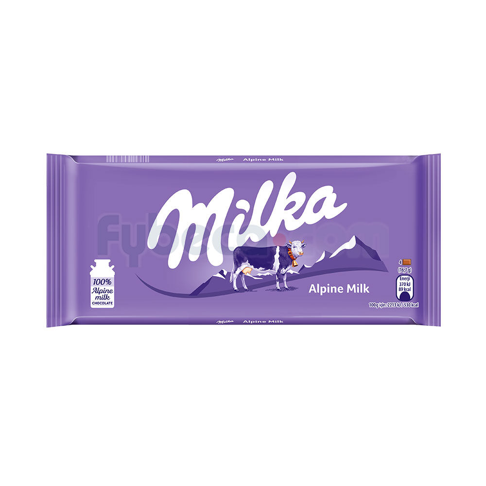 Chocolate Milka Con Leche Alpina 100 G Unidad | Fybeca