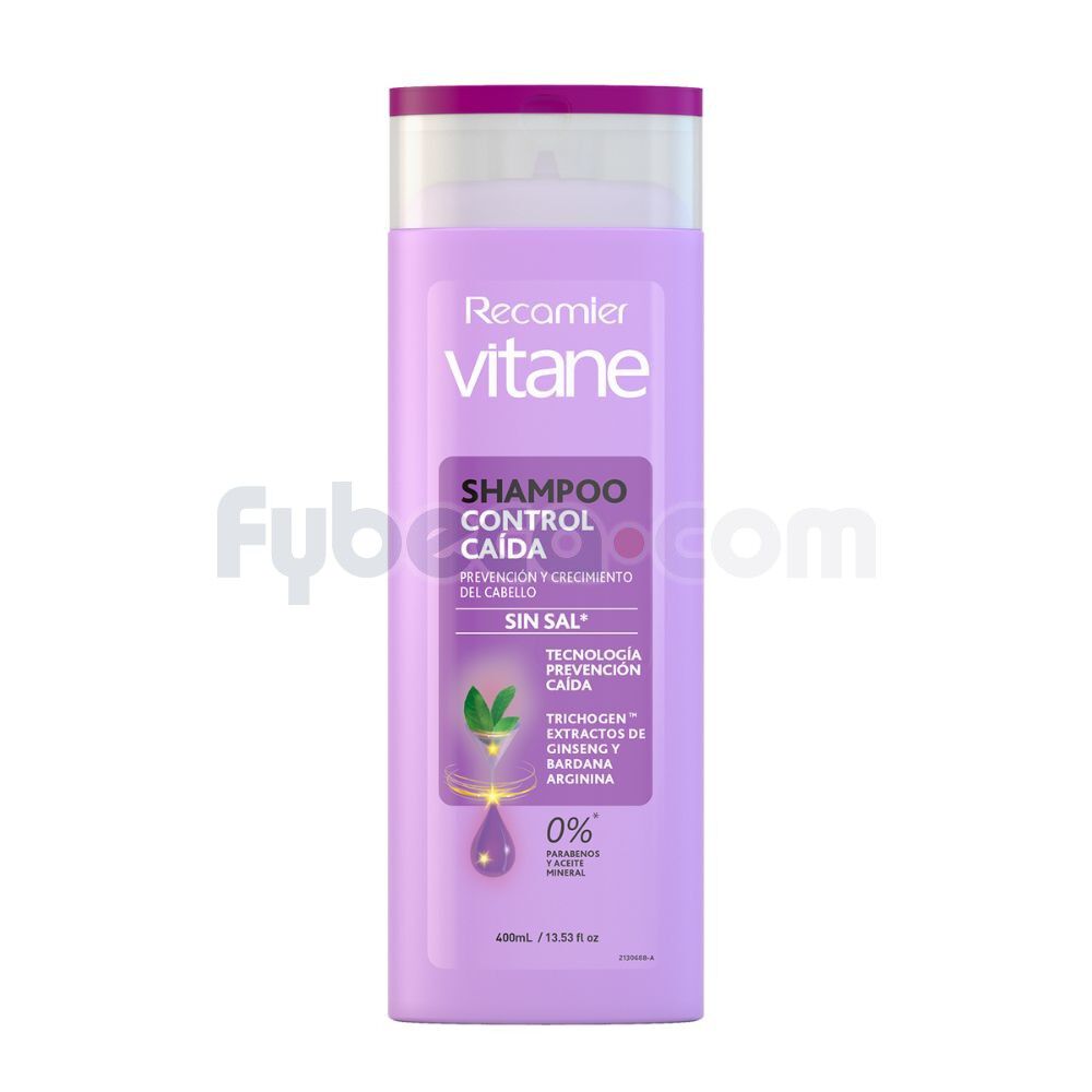Shampoo Vitane Accion Anticaida 400 Ml Frasco | Fybeca