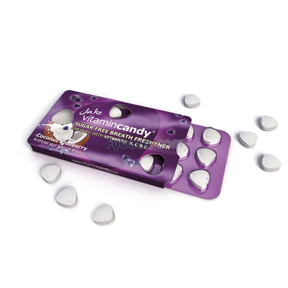 Caramelos Jake Vitamin Candy Coco Arándano 18 G Unidad | Fybeca