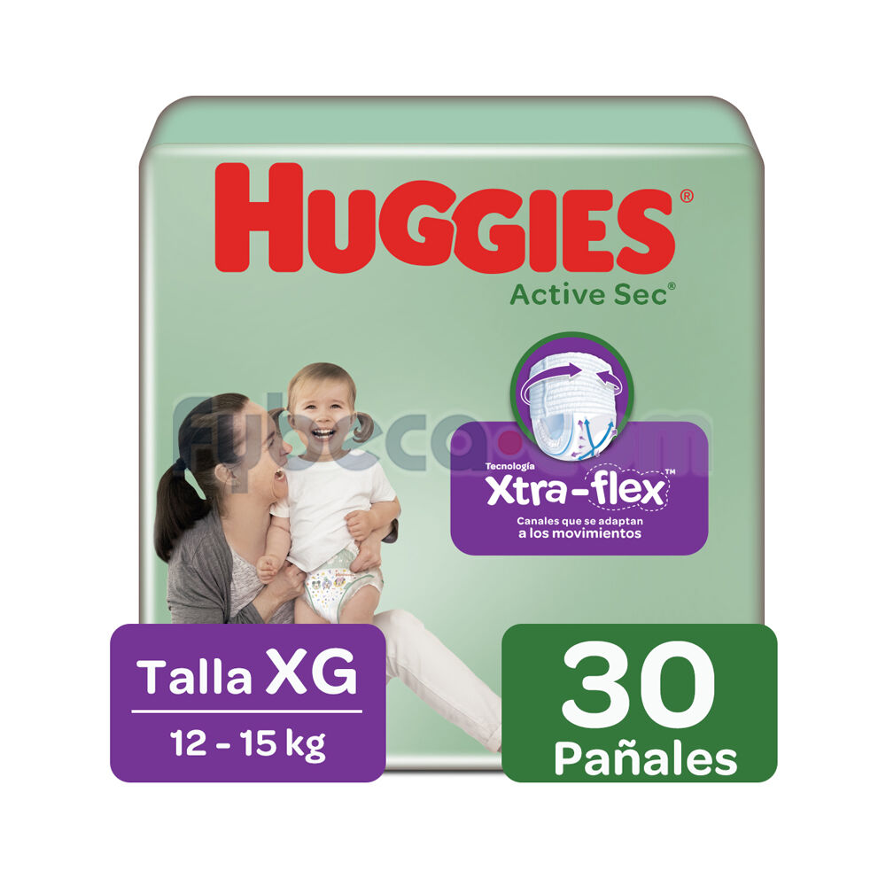 Pañales Pants Active Sec XG 30 Unidades | Fybeca