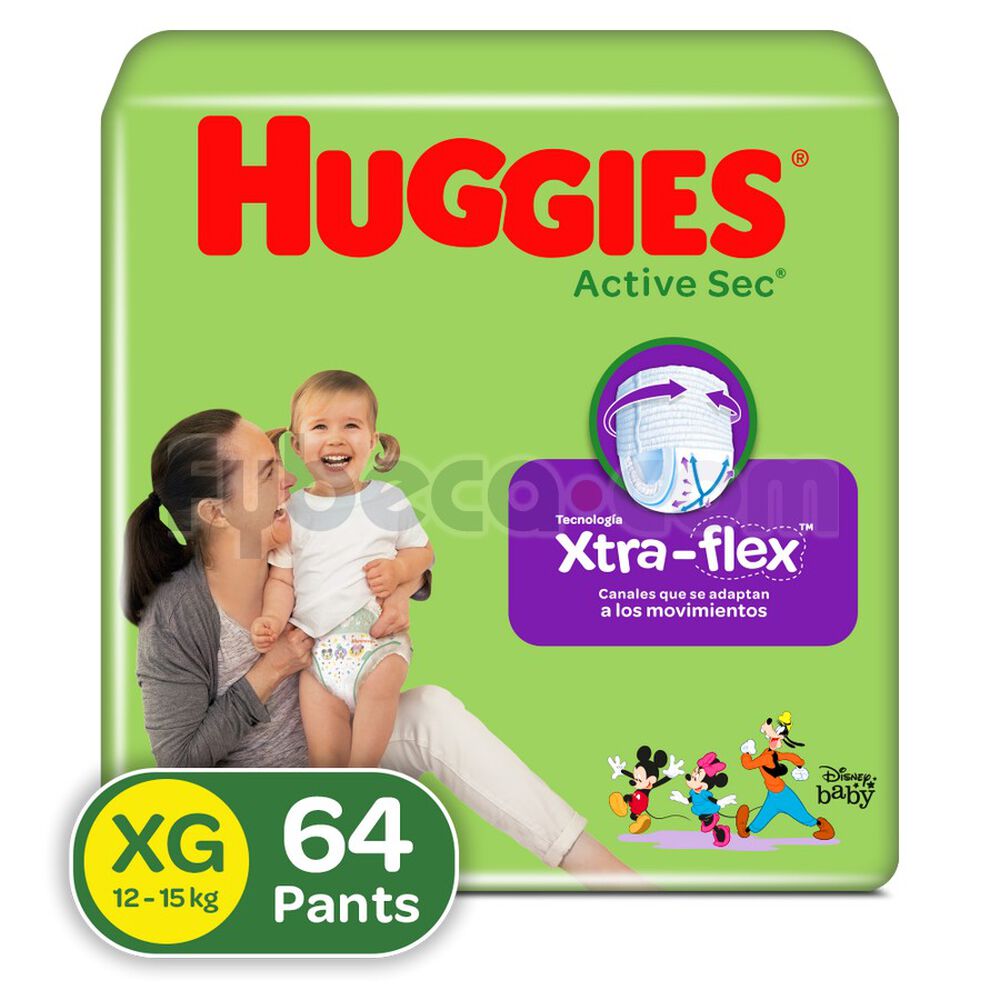 Huggies Active Sec Pants Xg X64 | Fybeca