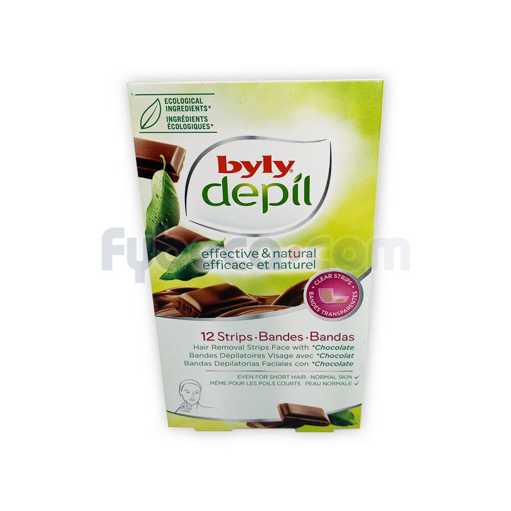 Depilacion Facial Byly Banda Facial Chocolate | Fybeca