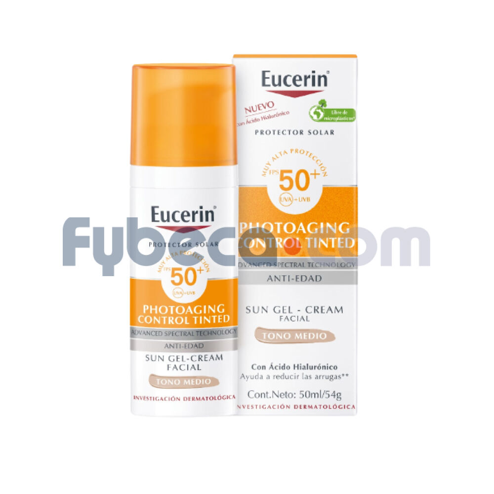 Protector Solar Photoaging Control Tinted Fps 50+ Tono Medio 50 Ml ...