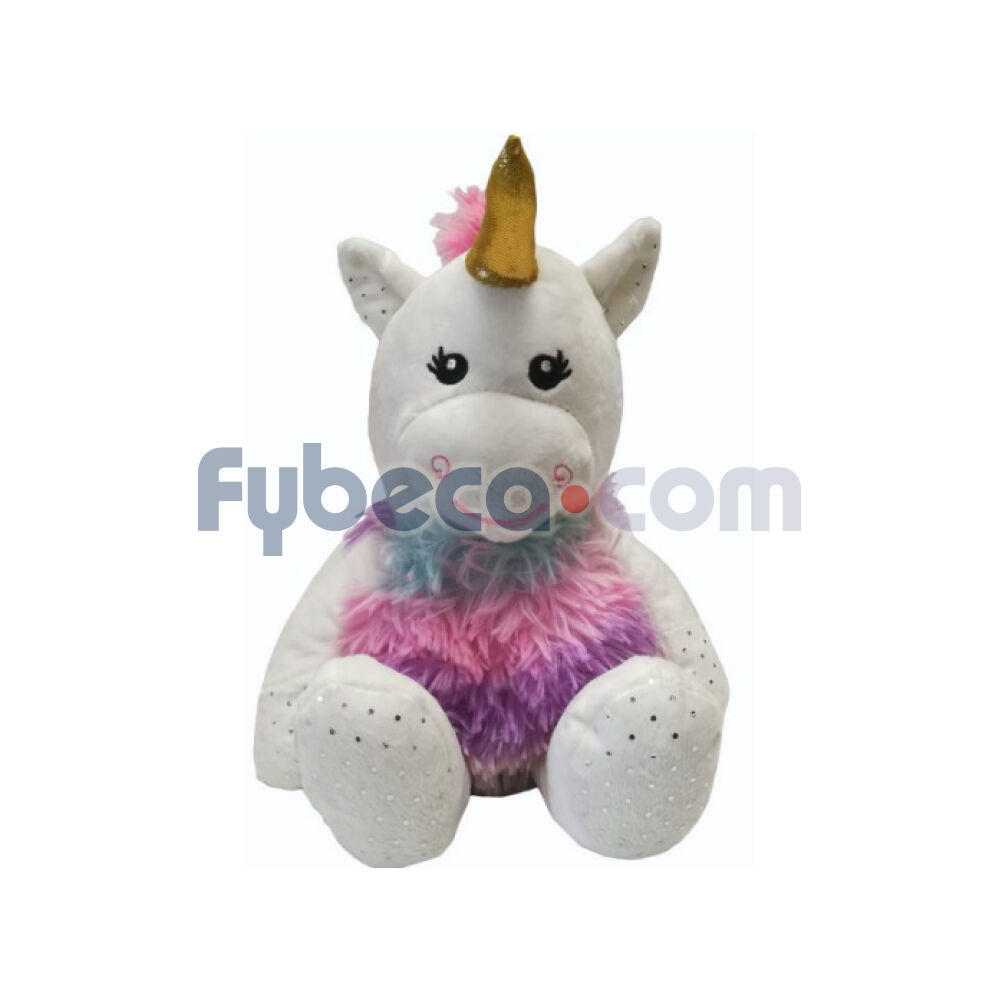 Peluche Unicornio Rosa 30 Cm Unidad | Fybeca