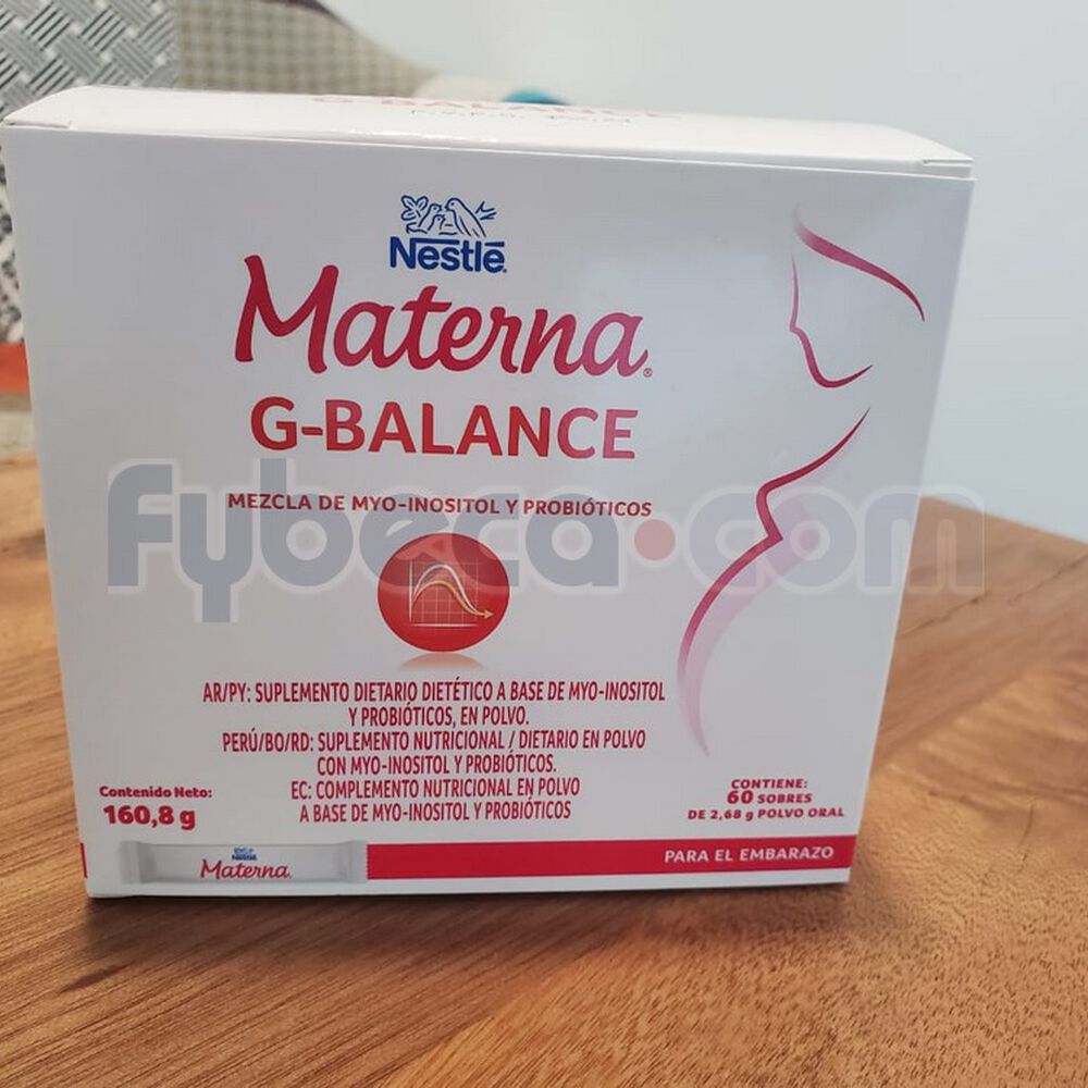 Materna G-Balance Sobres 2,68Gr C/60 S | Fybeca