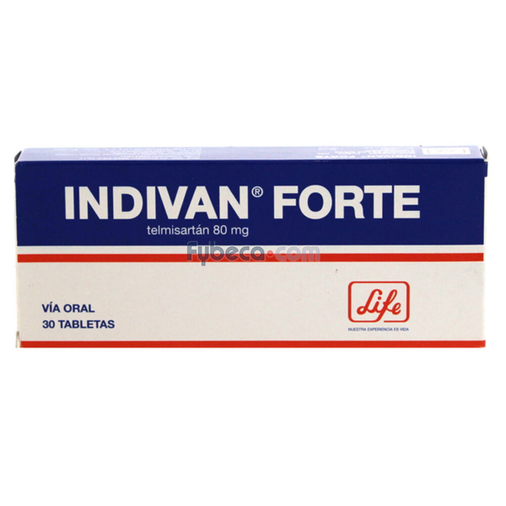 Indivan Forte 80Mg C/30 Suelta | Fybeca