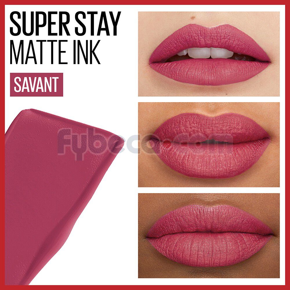 Labial Líquido Maybelline Ny Super Stay Matte Ink Pink Savant | Fybeca
