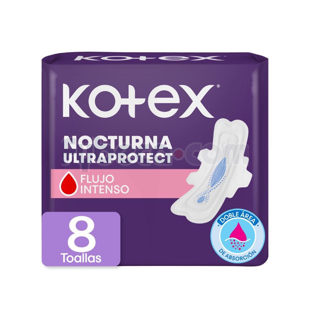 Kotex Nocturna Tela X8 | Fybeca