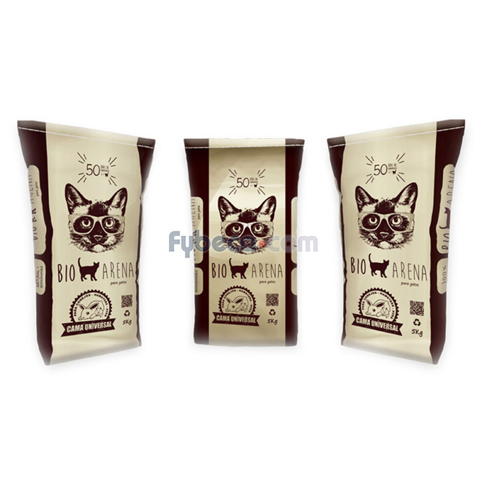 Cama Universal Para Gatos Bio Arena 5 Kg Unidad | Fybeca