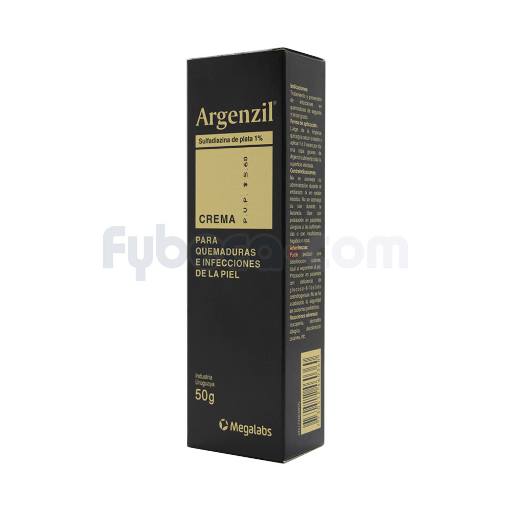 Argenzil Crema X 50 G | Fybeca