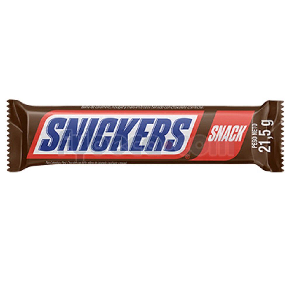Chocolate Snickers Snack 21.5 G - | Fybeca