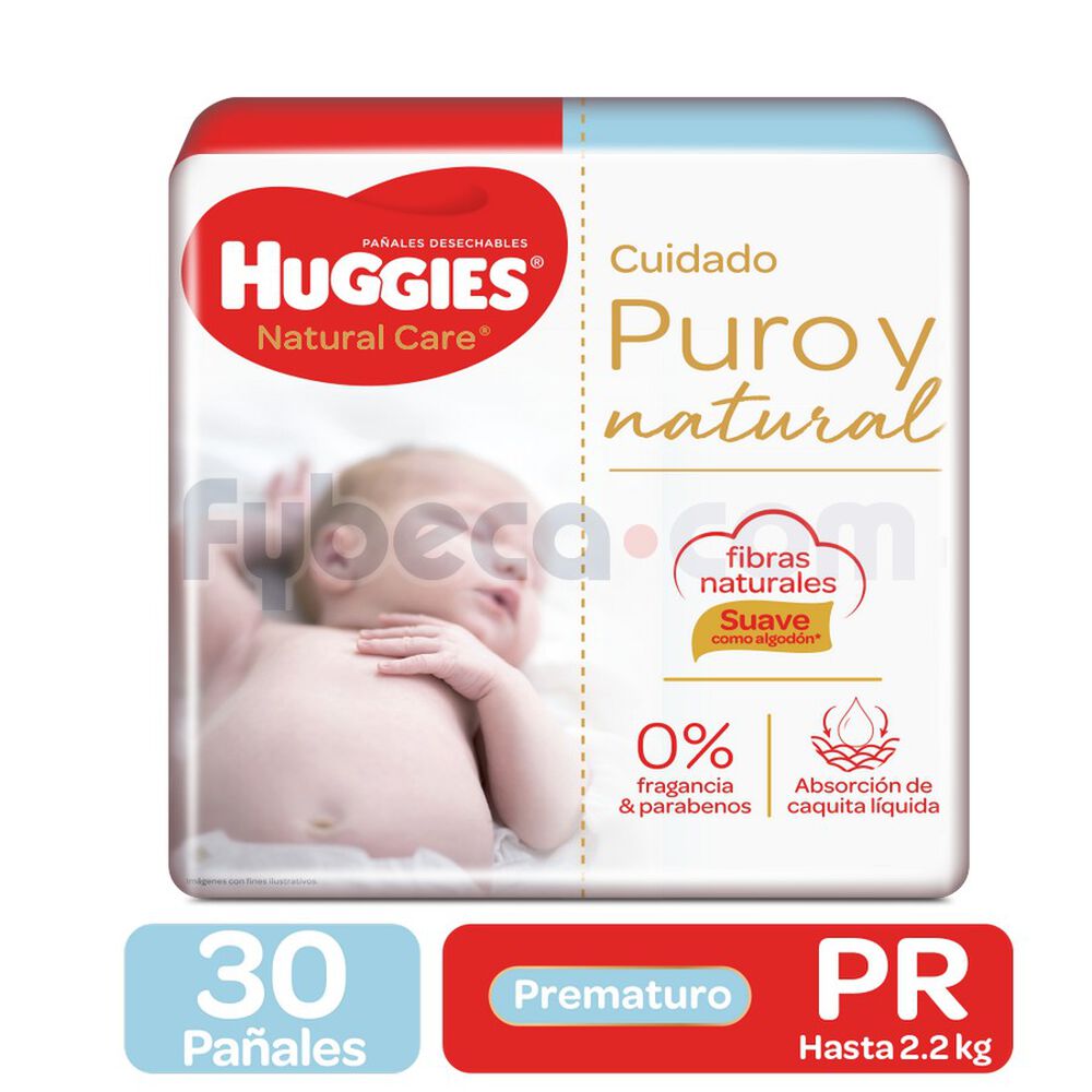 Panal Huggies Natural Care Natural Care Rn Prematuro X30 | Fybeca