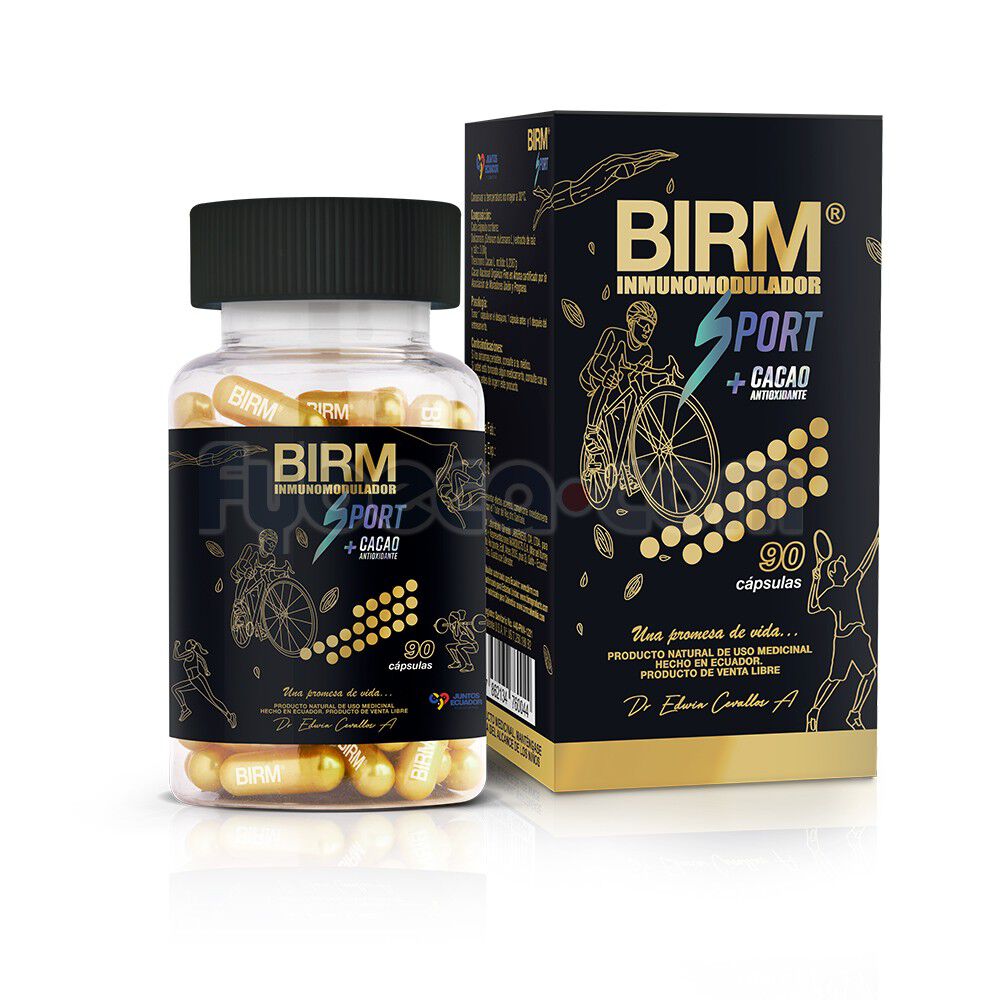 Birm Sport Caps Cacao C/90 | Fybeca