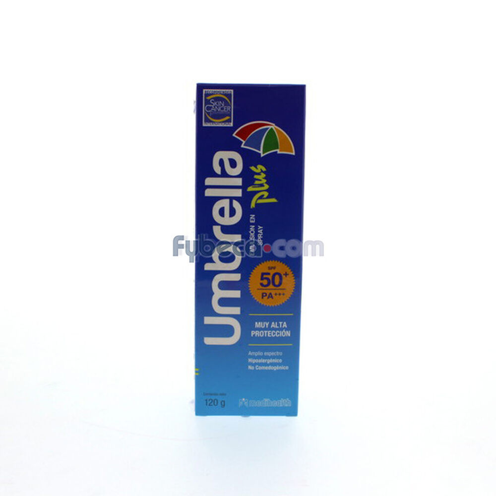 Protector Solar Umbrella Emulsión Plus 120 G Spray | Fybeca