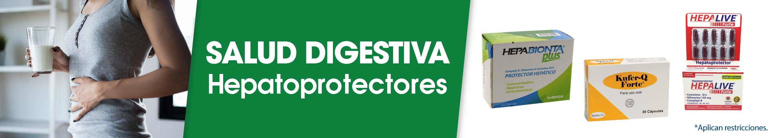 Hepatoprotectores en Digestivo | Fybeca