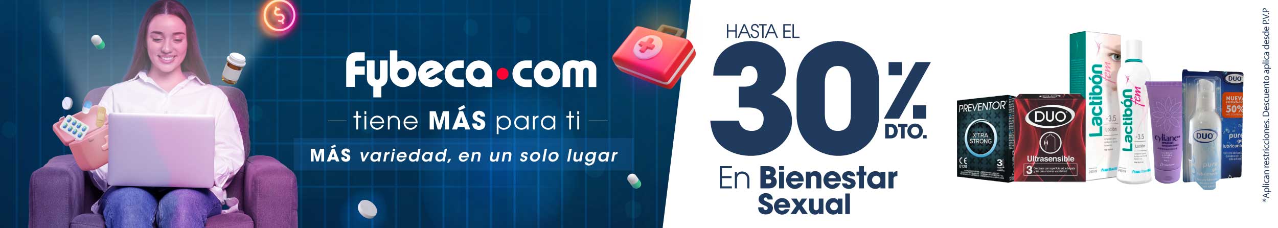 Bienestar Sexual en Botiquín | Fybeca