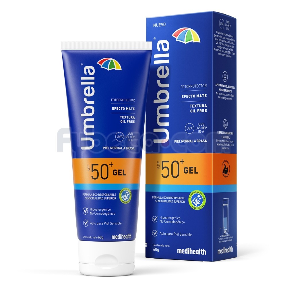 Protector Solar Umbrella Gel SPF 50 60g - Fybeca