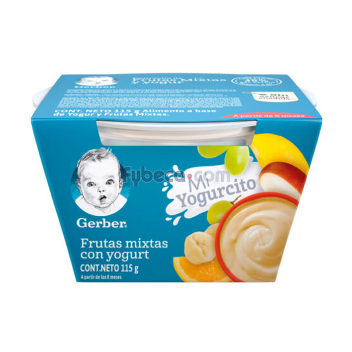 Yogurt Gerber Frutas Mixtas 115 G Unidad | Fybeca