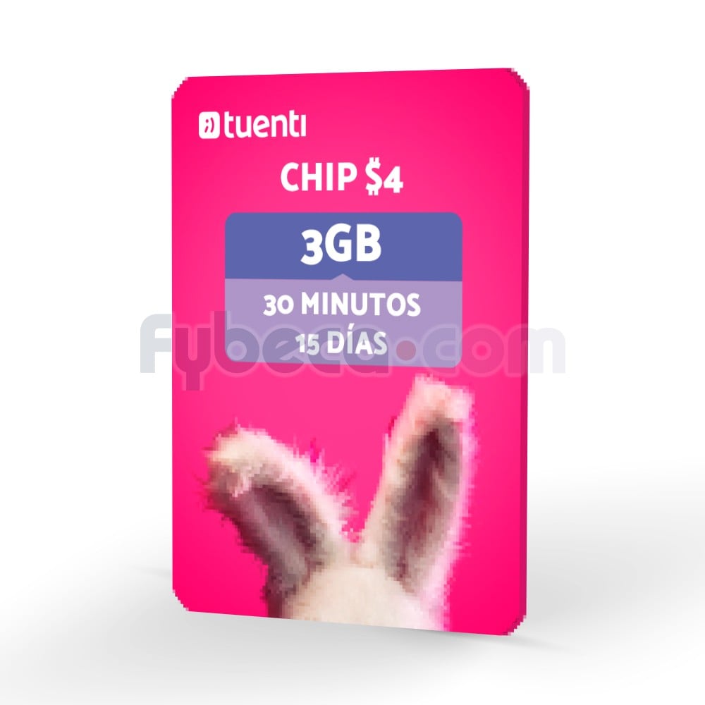 Comprar Chip Tuenti 4G - Fybeca