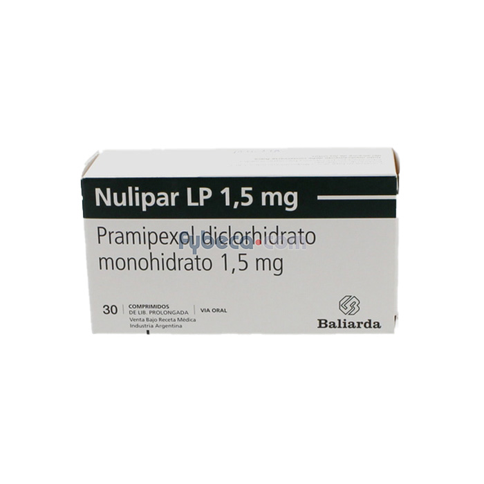 Nulipar Lp Comprimidos 1.5 Mg C/30 Suelta | Fybeca