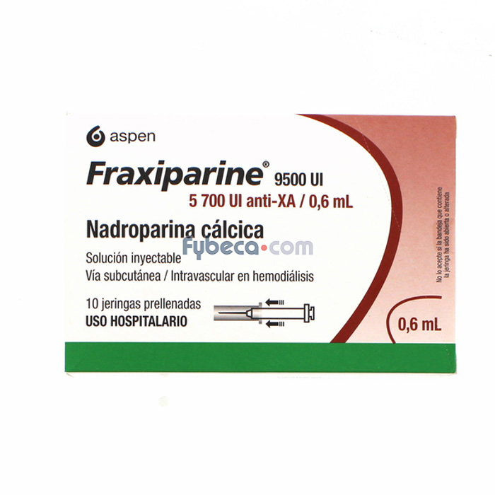 Fraxiparine Jering Prellen 0,6Ml C/10 Suelta | Fybeca