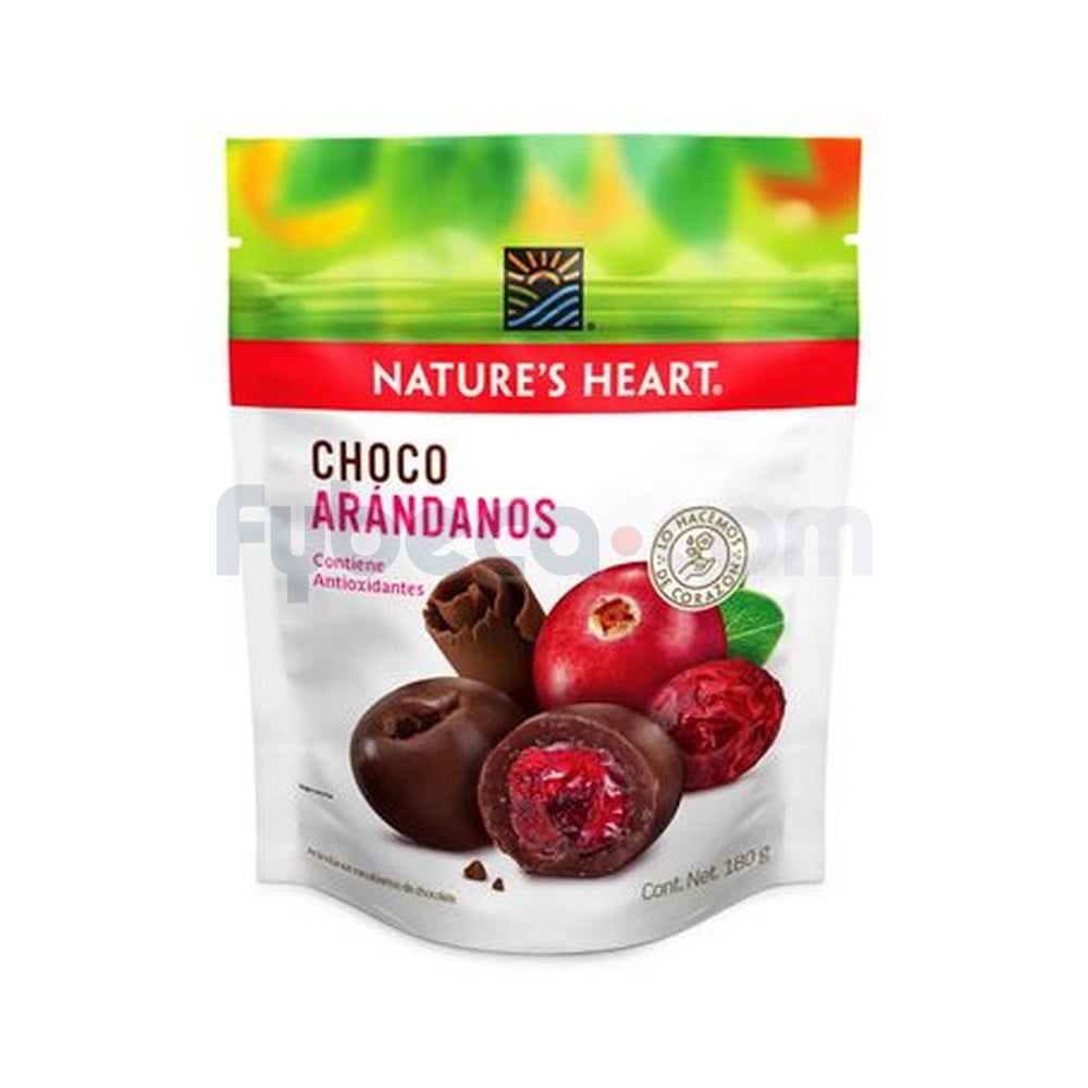 Choco Arándanos Natures Heart 180 G | Fybeca