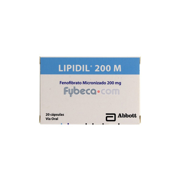 Lipidil Caps. 200Mg. C/20 Suelta | Fybeca