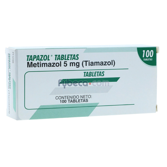 Tapazol Tabs. 5 Mg. C/100 Suelta | Fybeca