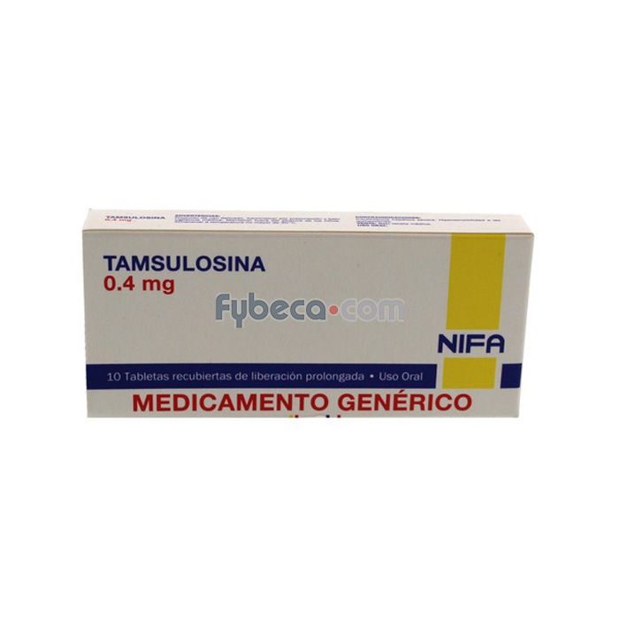 Tamsulosina (Nifa) Tabs Rec 0,4Mg C/10 Suelta | Fybeca