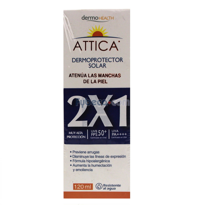 Protector Solar Attica 120 Ml Paquete | Fybeca