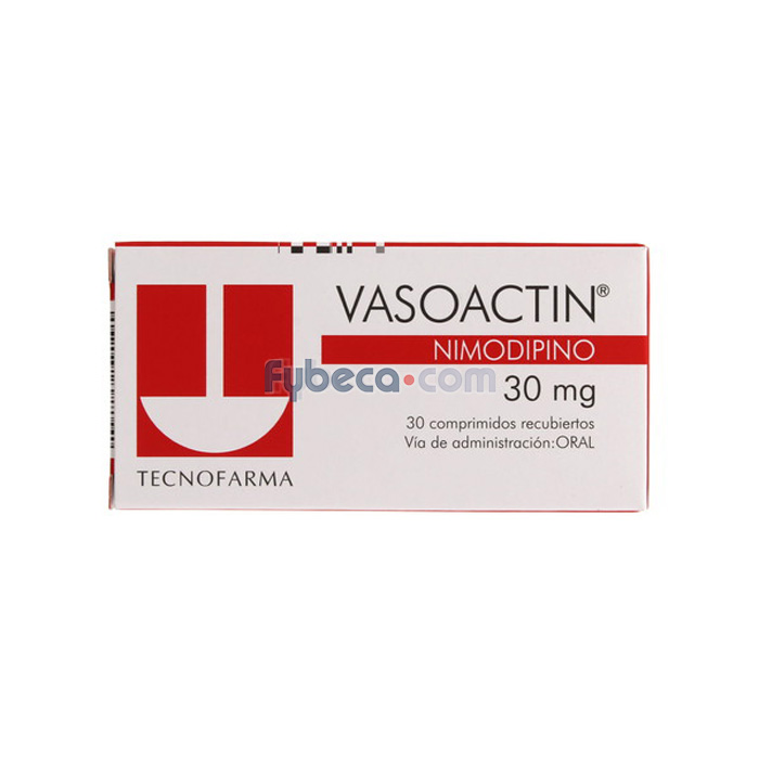 Vasoactin 30 Mg Unidad | Fybeca