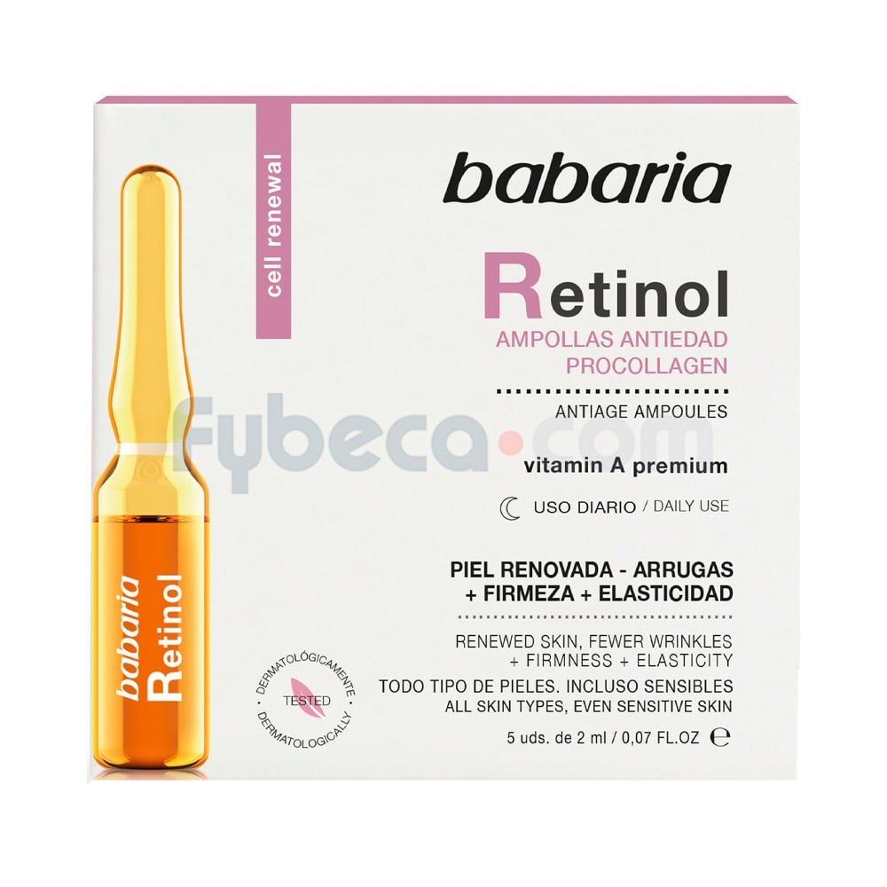 Retinol Antiedad Procollagen Babaria 2 Ml Caja | Fybeca