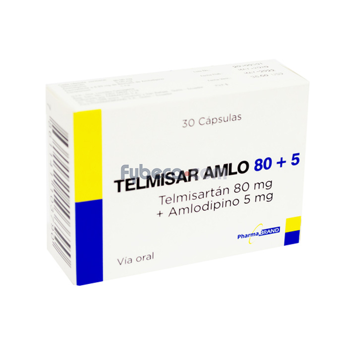 Telmisar Amlo 80 / 5 Mg Unidad | Fybeca