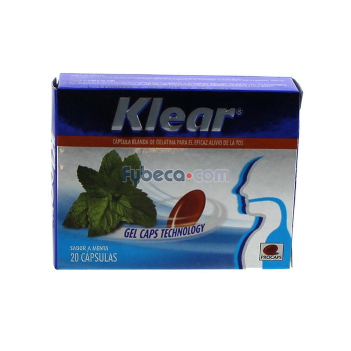 Klear Capsulas Blandas 8Mg C/20 Suelta | Fybeca