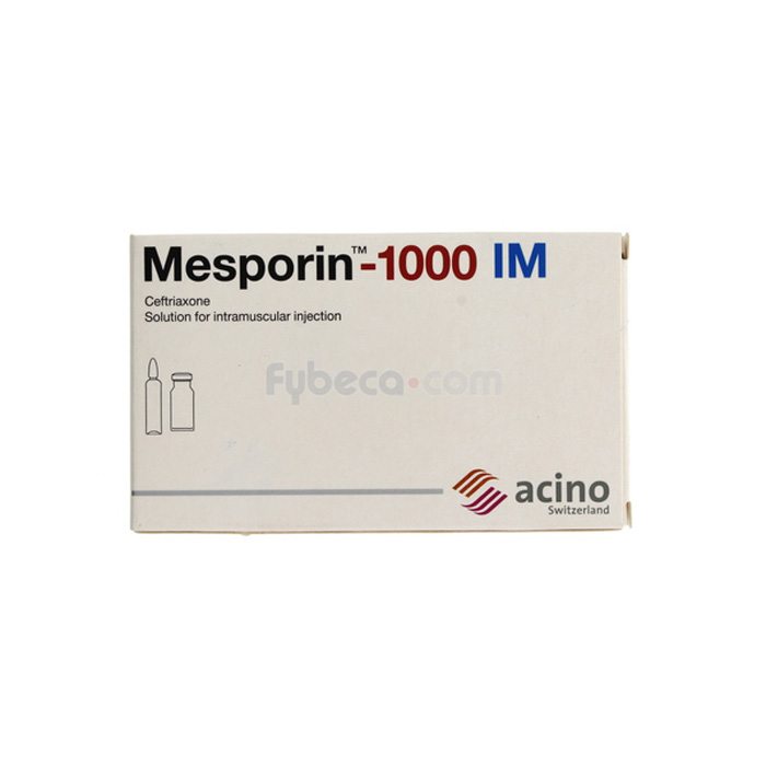 Mesporin Amp. 1000 Mg. I.M. C/1 | Fybeca