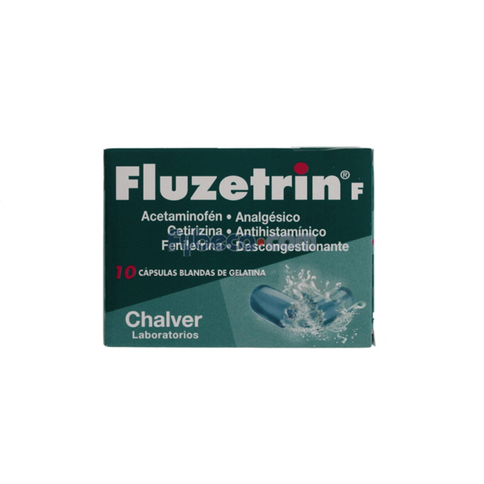 Fluzetrin F Tabs. C/10 Suelta | Fybeca