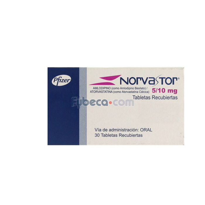 Norvastor 5/10 Mg Suelta X 30 Suelta | Fybeca